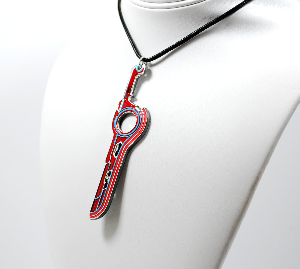 Shulk's Monado I in Metal and Enamel as Necklace Keychain or Pin – Clinkorz