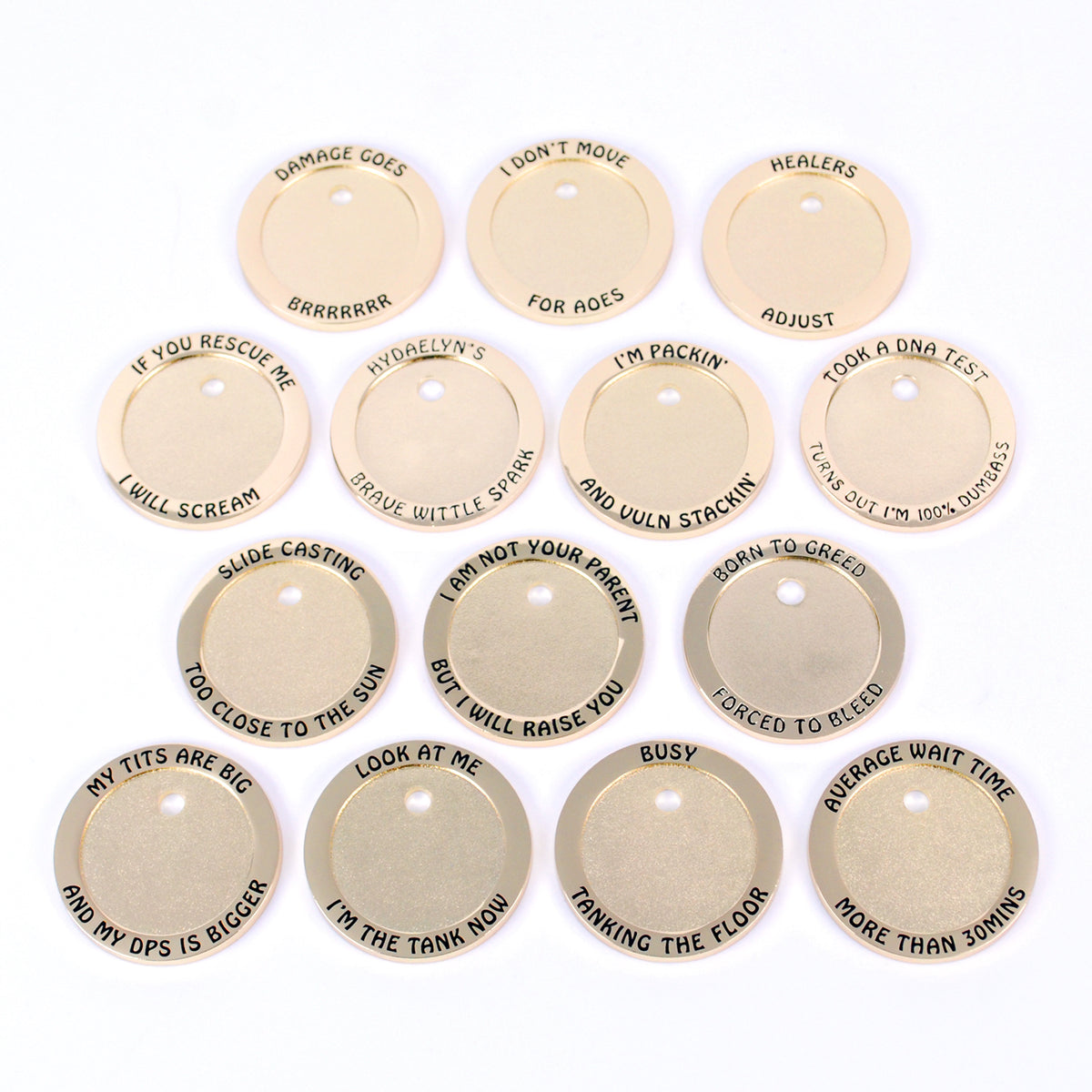 FF Inspired Magical Ranged DPS Meme Metal Pin Badge – Clinkorz