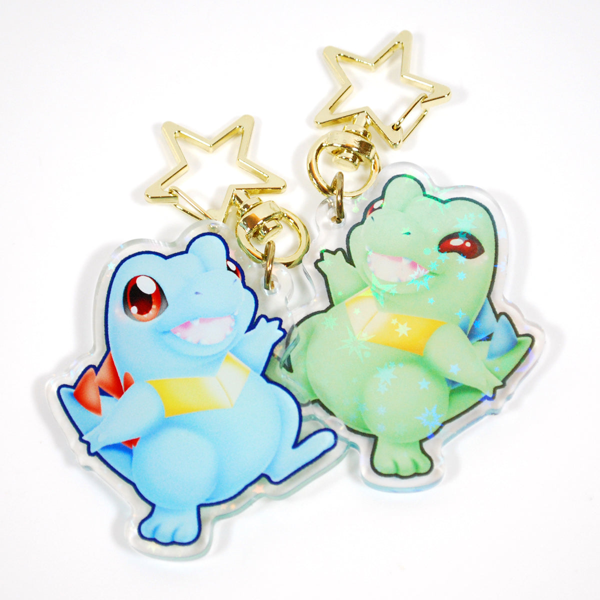 Totodile Fanart Keychain – Clinkorz