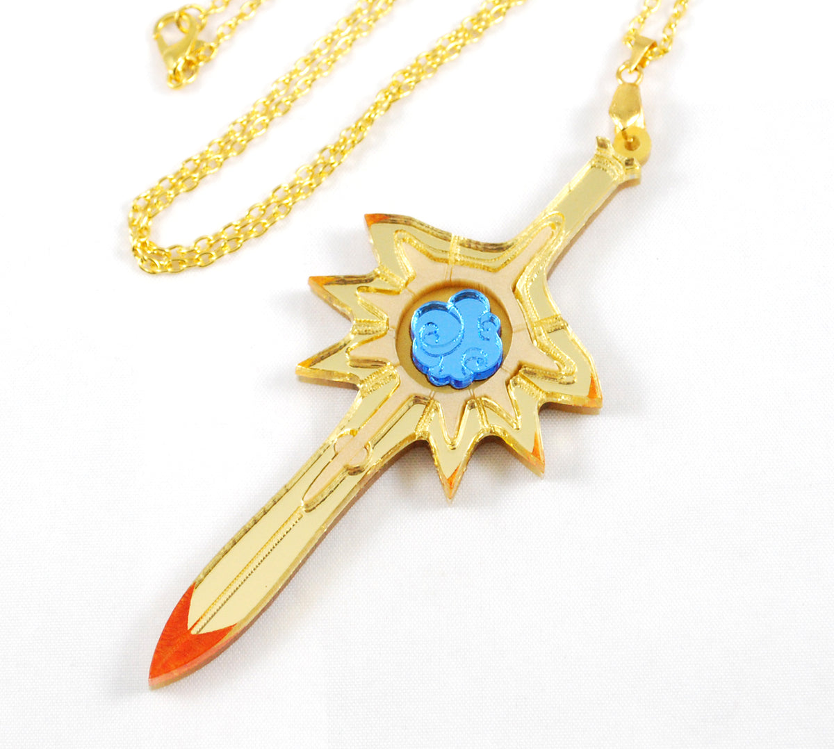 Okami Thunder Edge Handmade Acrylic Necklace – Clinkorz