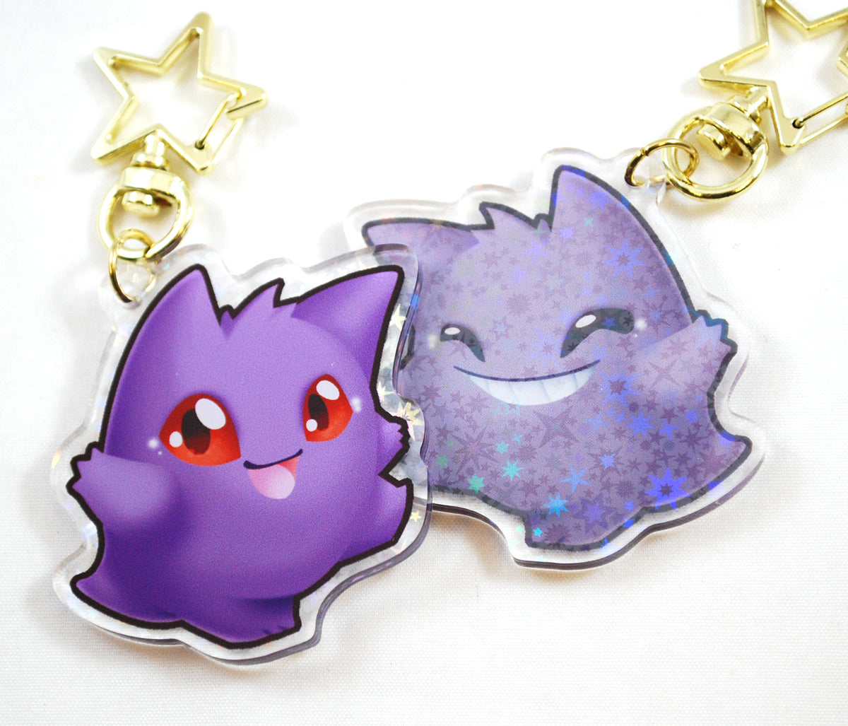 Gengar Chibi Fanart Keychain – Clinkorz