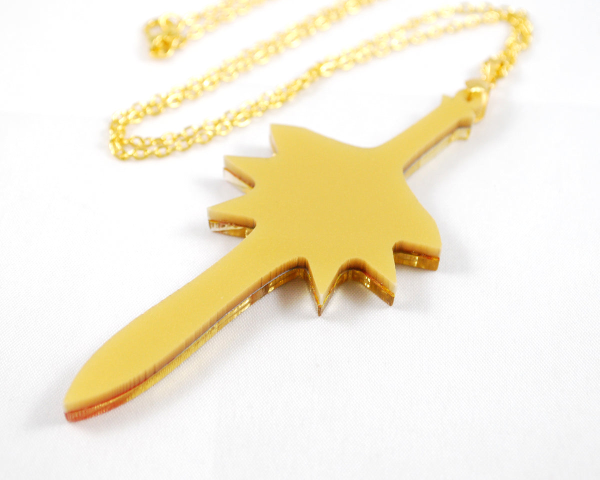 Okami Thunder Edge Handmade Acrylic Necklace – Clinkorz