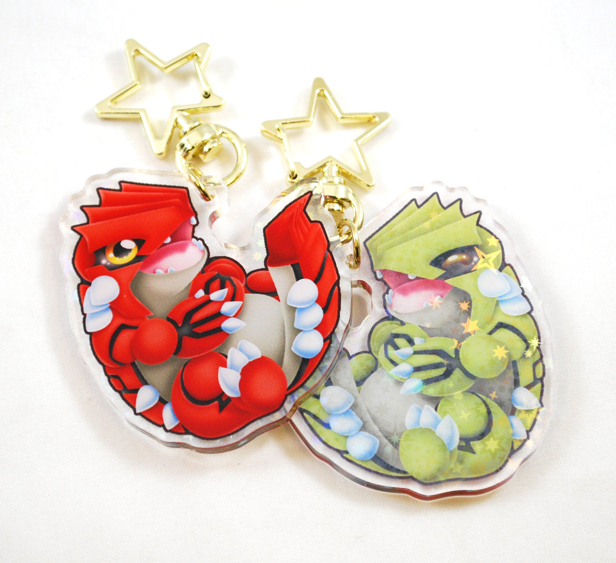 Groudon Chibi Fanart Keychain – Clinkorz
