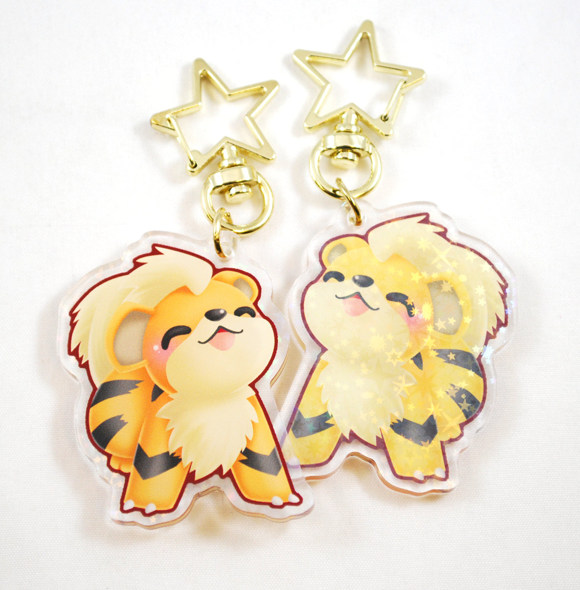 Growlithe Chibi Fanart Keychain – Clinkorz