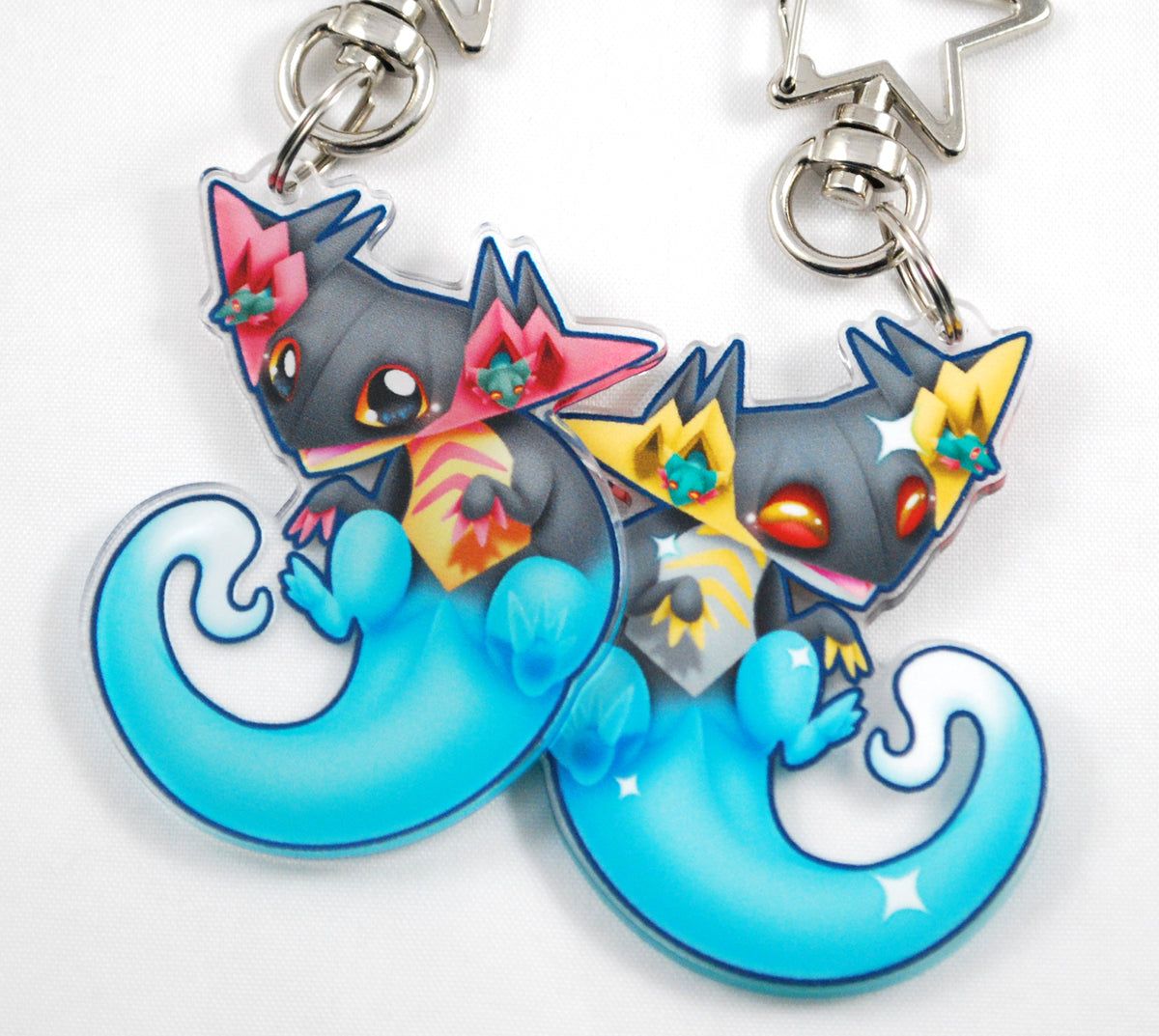 Dragapult Chibi Fanart Keychain – Clinkorz