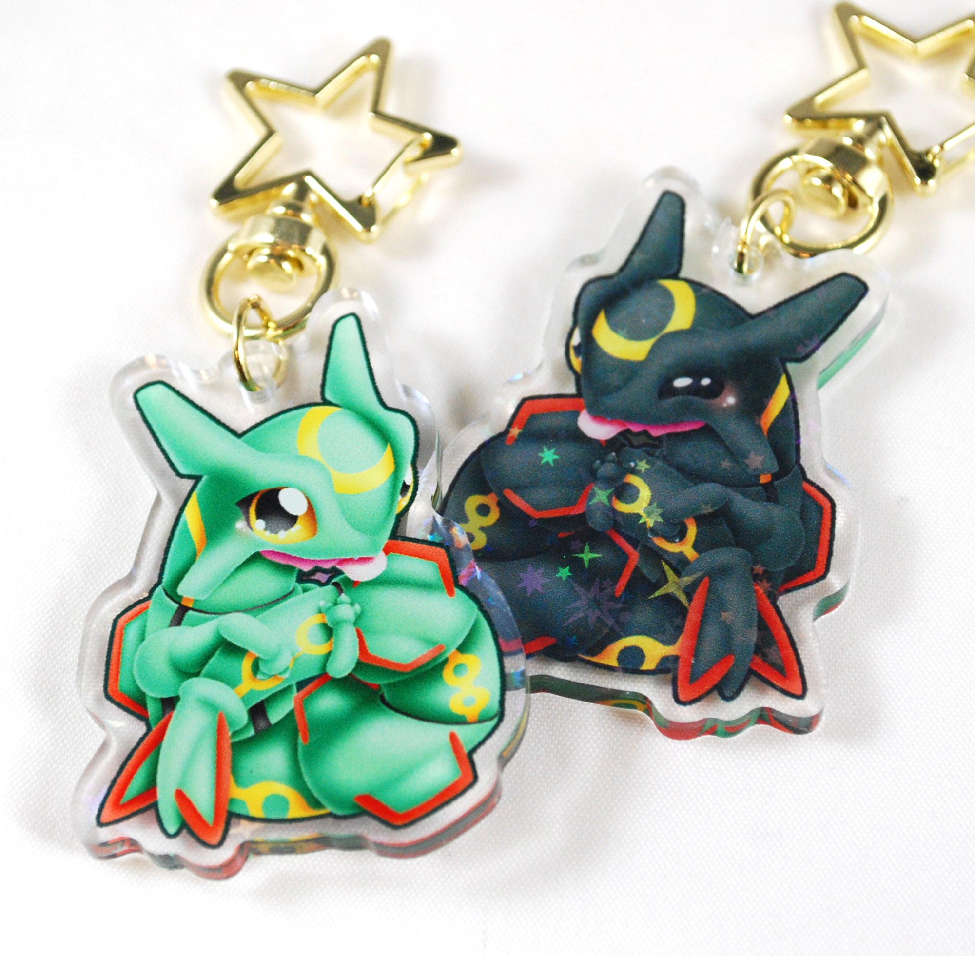 Rayquaza Chibi Fanart Keychain – Clinkorz