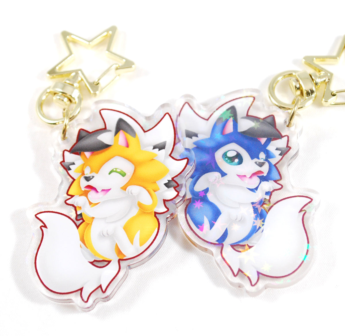 Dusk Form Lycanroc Chibi Fanart Keychain – Clinkorz