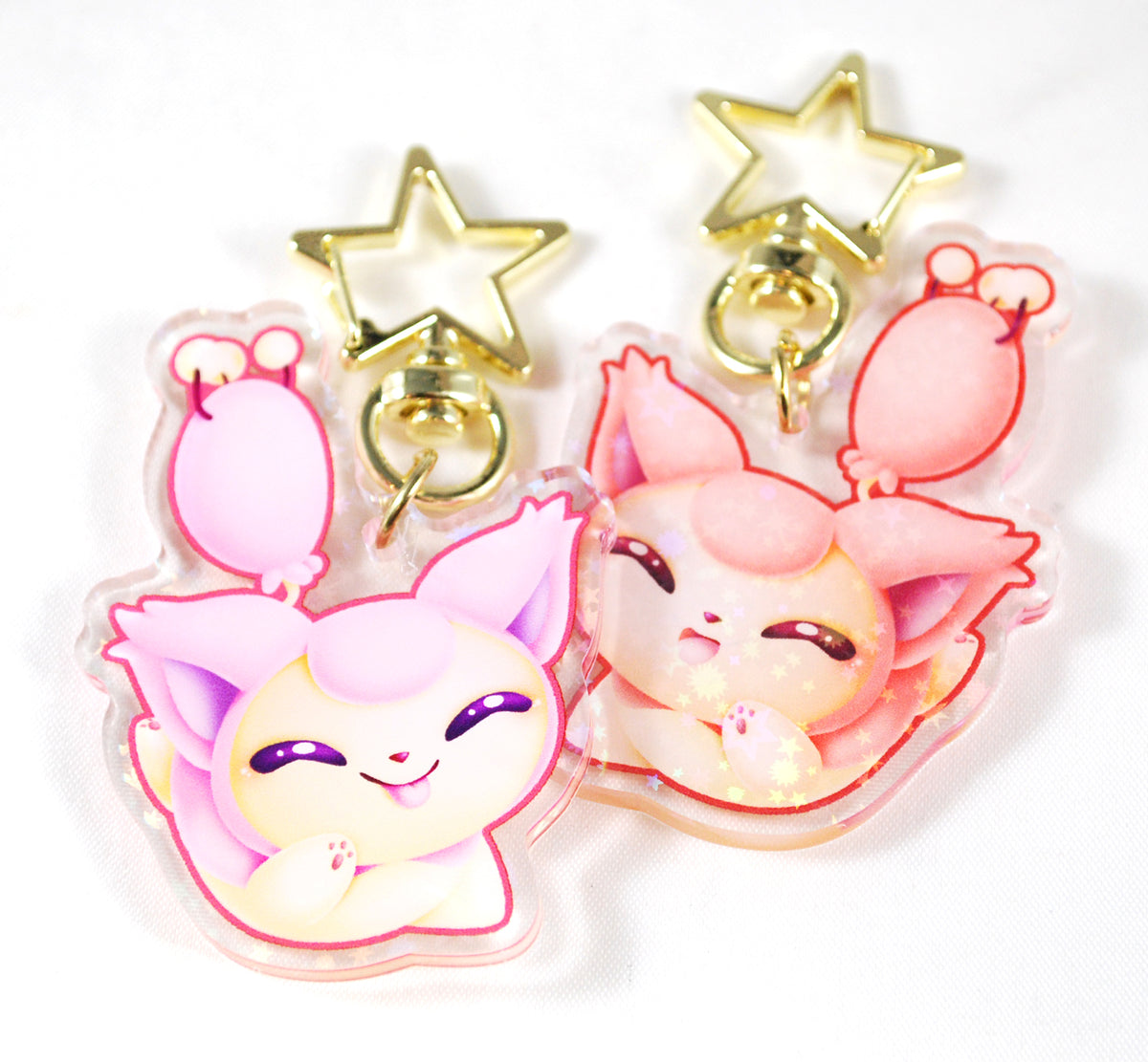 Skitty Chibi Fanart Keychain – Clinkorz