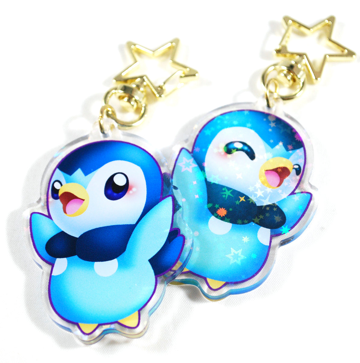 Piplup Chibi Fanart Keychain – Clinkorz