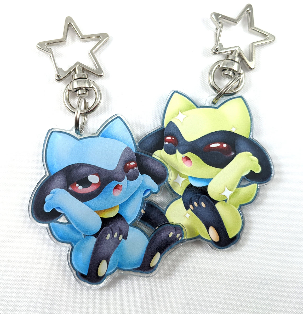 Riolu Chibi Fanart Keychain – Clinkorz